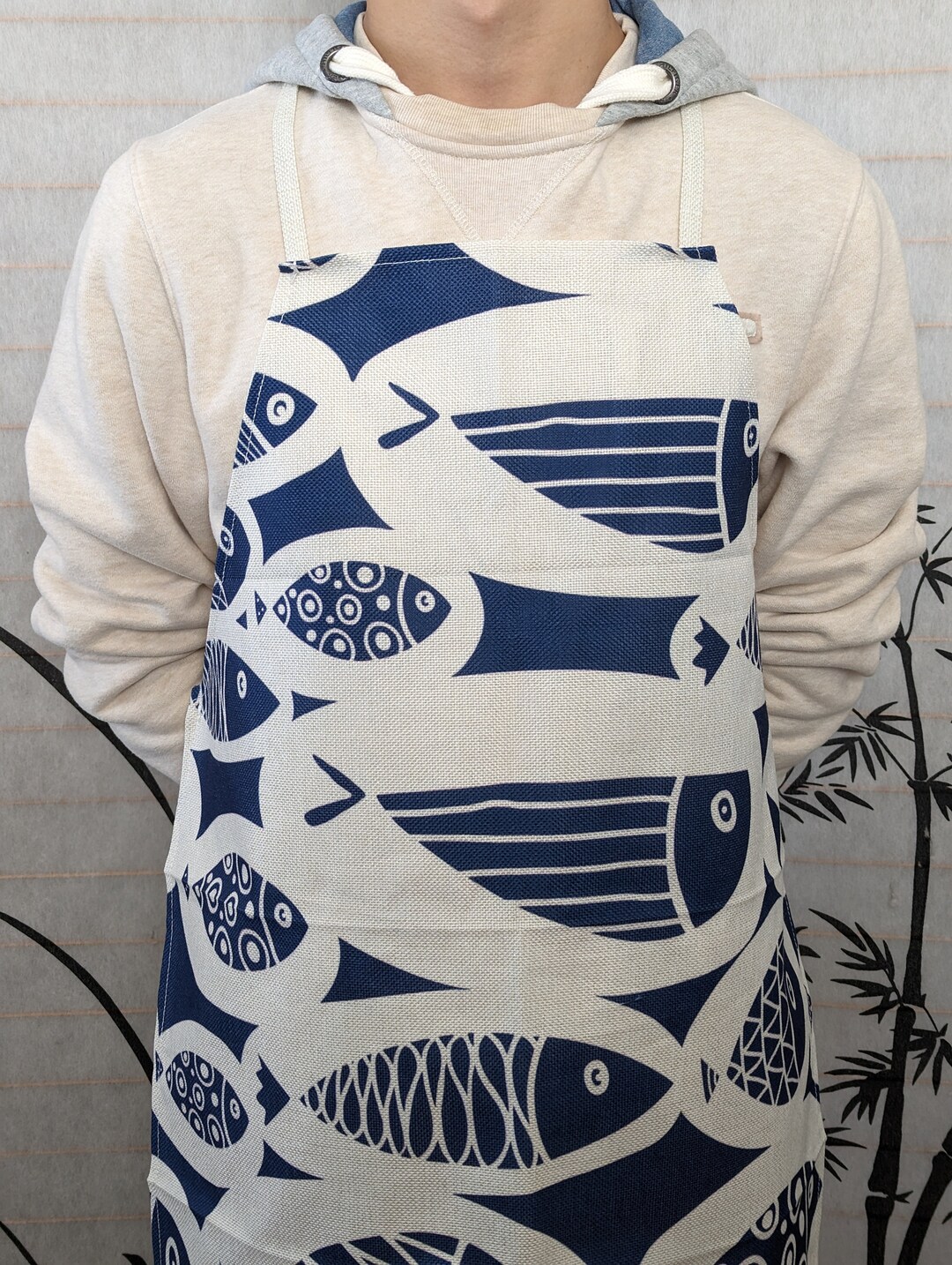 Japanese-style Fabric Fish Apron Cooking/baking/cleaning - Etsy