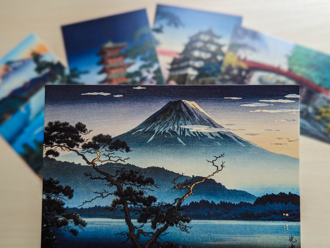 Japanese Art Postcards, Tsuchiya Koitsu Famous Painting Postcards ...