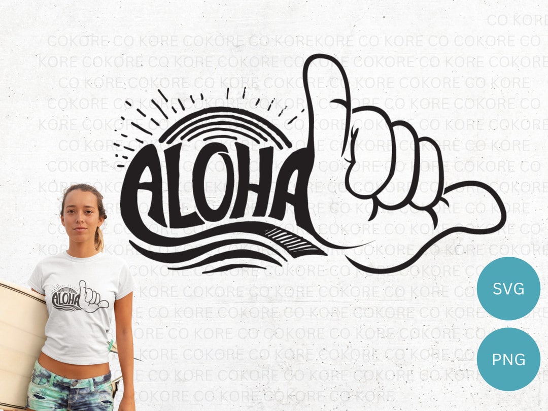 Aloha Svg , Aloha PNG, Hawaii Svg, Ai, Digital Download Decal Stickers ...