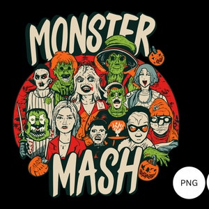 Halloween Png, Horror SVG, Monster Mash Png, Monster Design, Monster ...