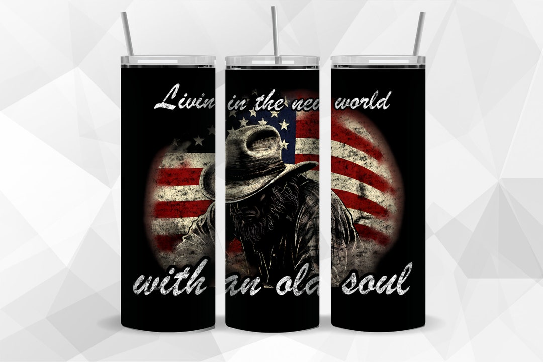 Rich Men North of Richmond Tumbler Wrap, Oliver Anthony 20oz Skinny ...