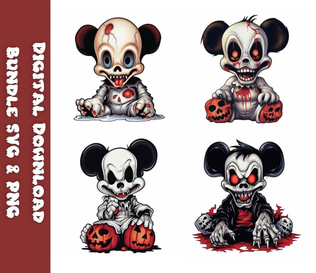 Bundle Horror Mouse SVG, Trick or Treat Svg, Scary Vibes Svg, Boo Svg ...