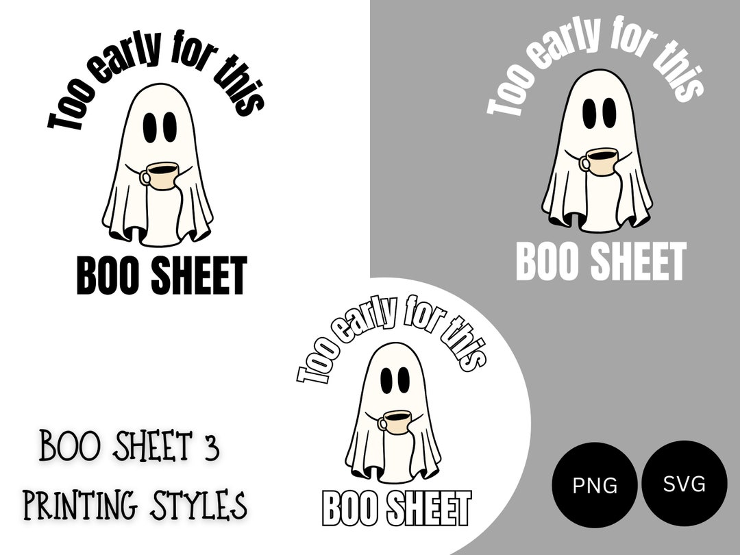 Boo Sheet Ghost Funny Halloween Svg, Ghost Svg, Halloween Shirt Svg ...