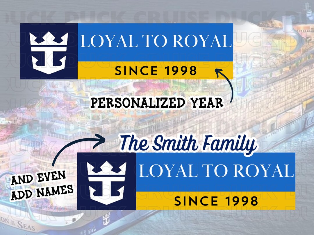 Royal Loyalty Cruise Door Magnet | Personalized Cruise Door Magnet ...