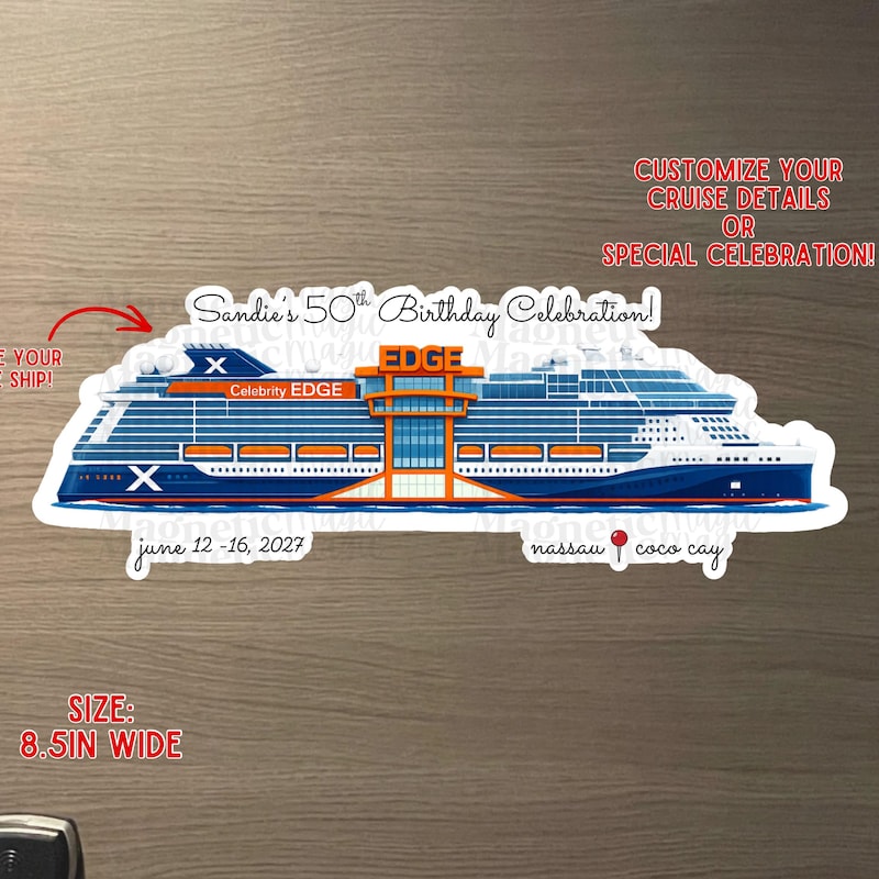 Celebrity Ship Magnets - Etsy
