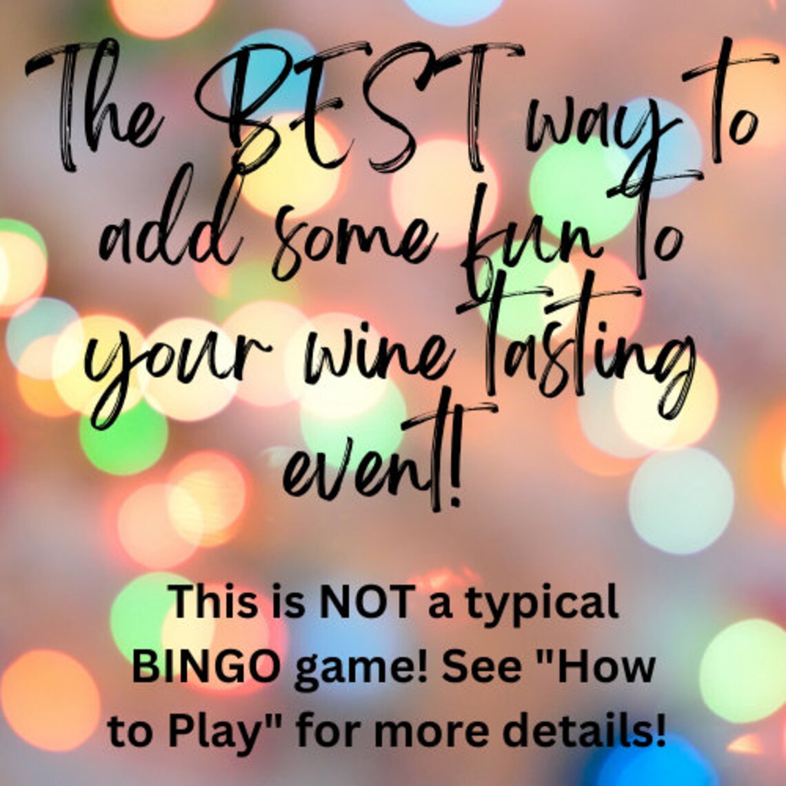 Winery Games | Wine Tasting Games | Wine Party Games - Etsy