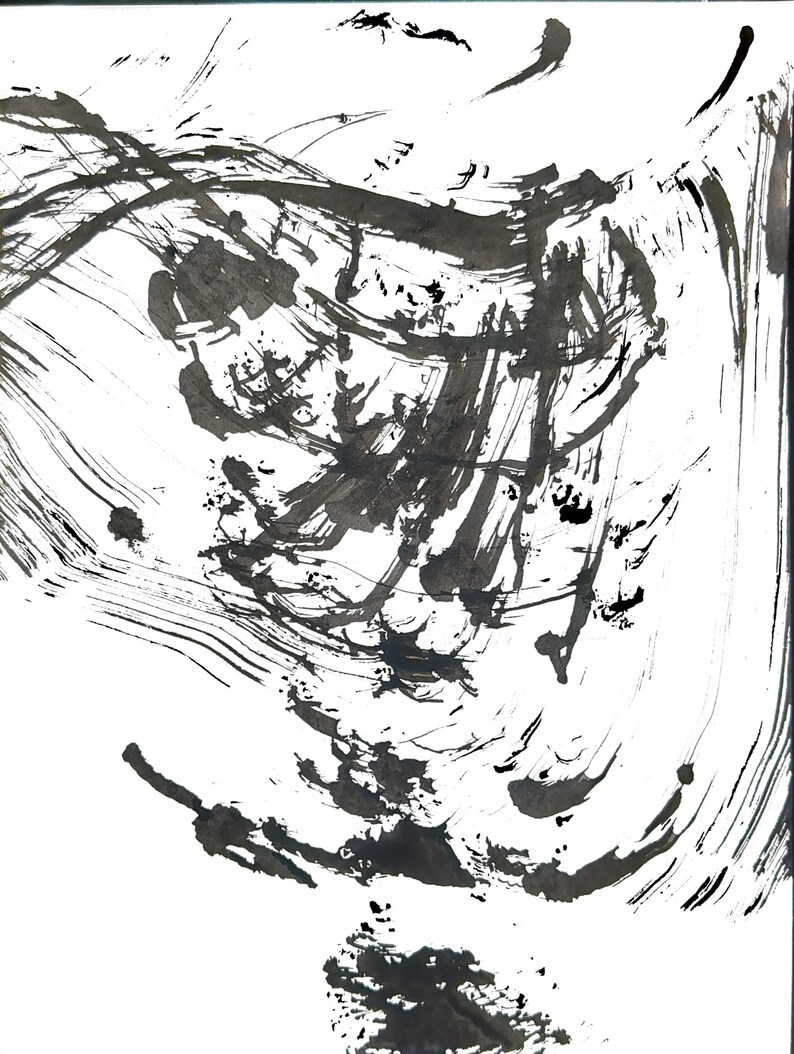 Windy Tree (ink Print) - Etsy