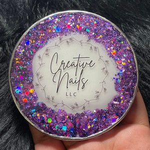 Custom Nailfie Disc Resin Prop Nailfie Prop Business Logo - Etsy