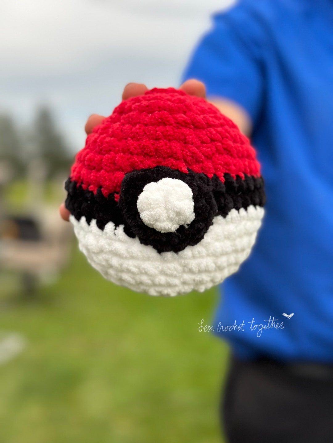 Crochet Pokeball Plushie Pattern - Etsy