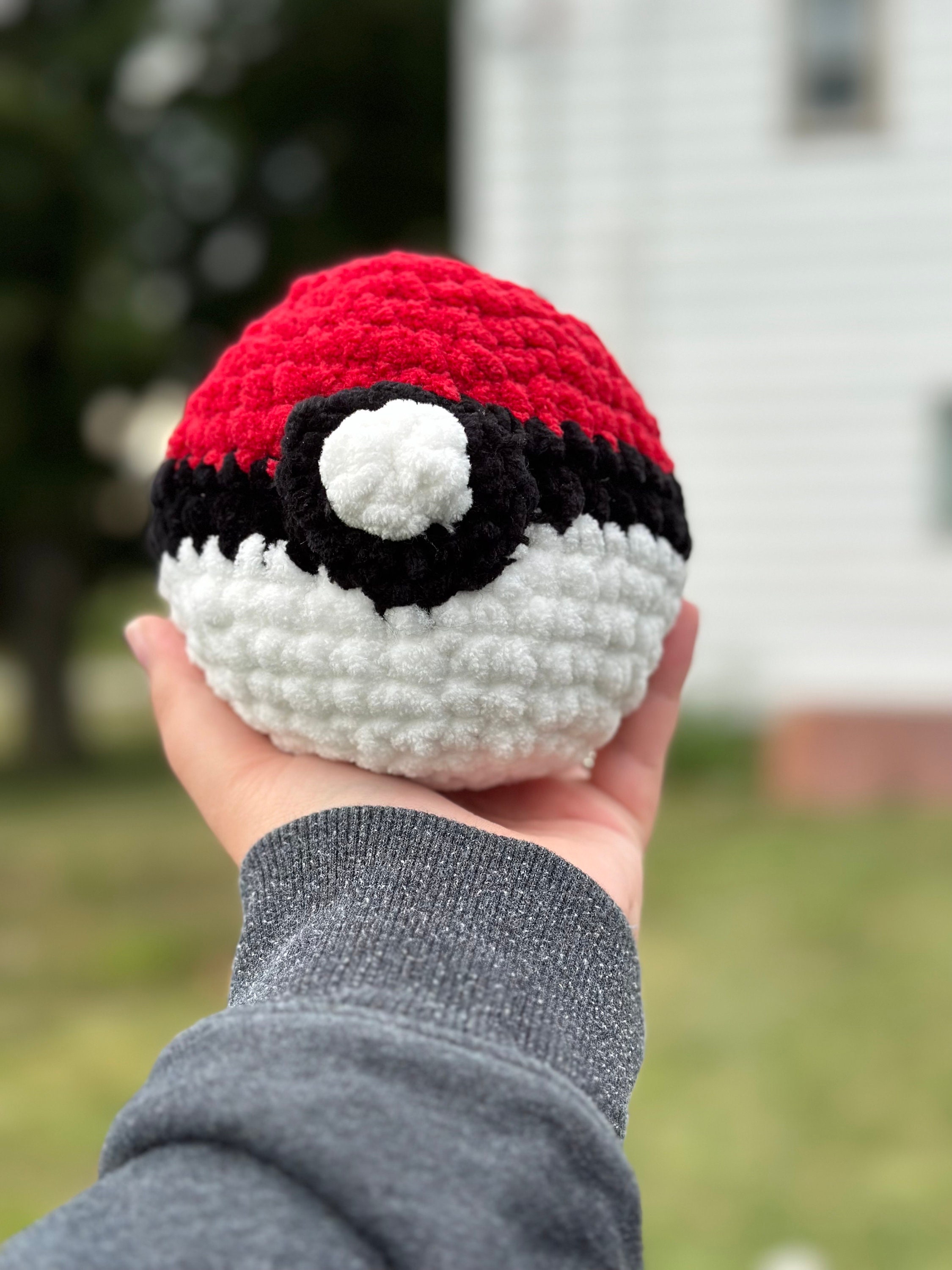 Crochet Pokeball Plushie Pattern - Etsy