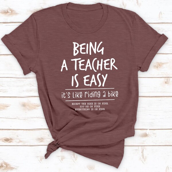 Funny Teacher Shirt - Etsy