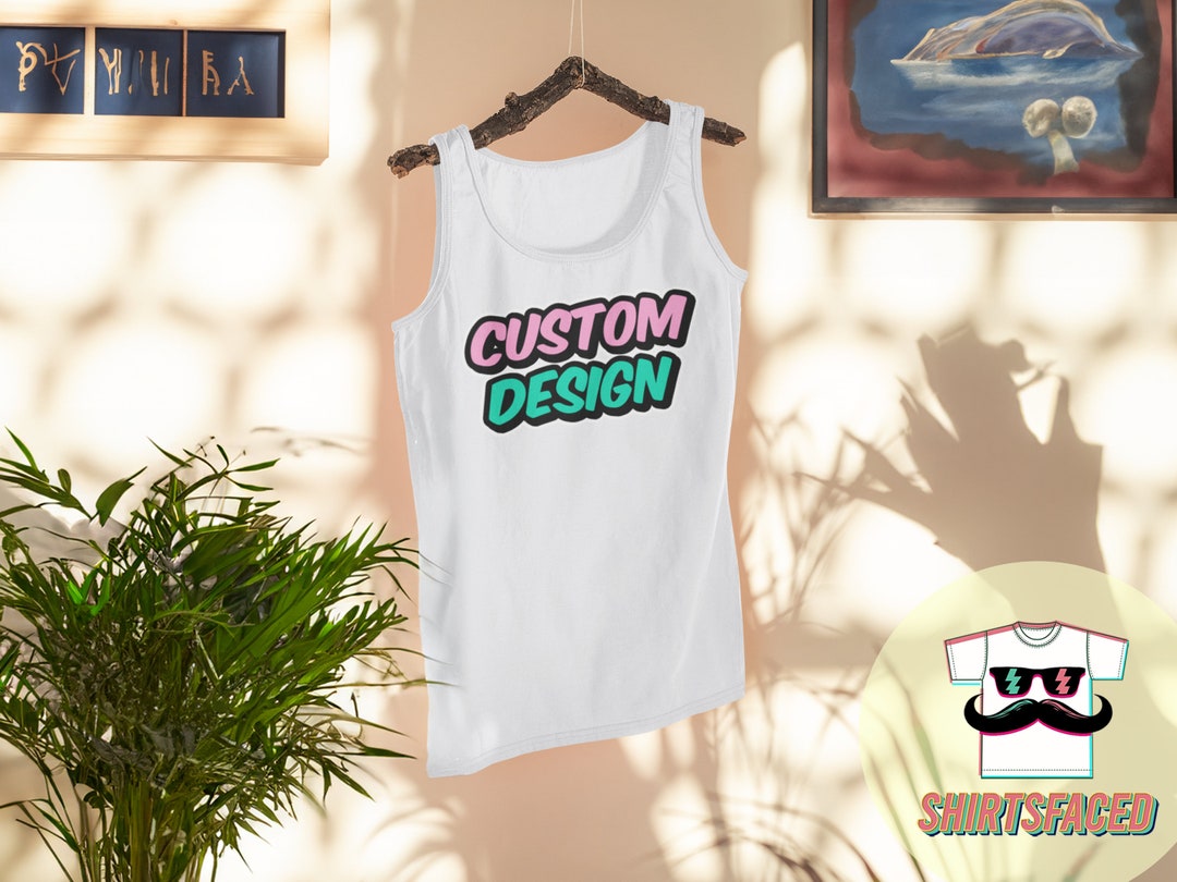 Custom Tank Top, Personalized Tank Top, Custom Design Tank, Unisex ...