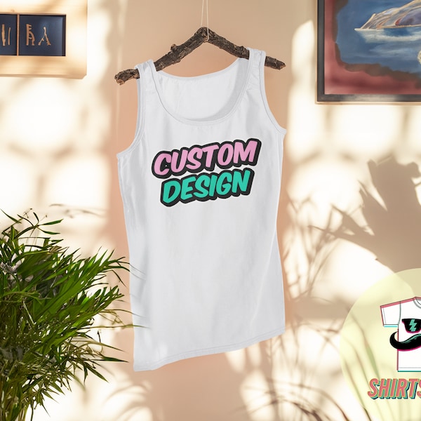 Custom Tanktop For Women Etsy