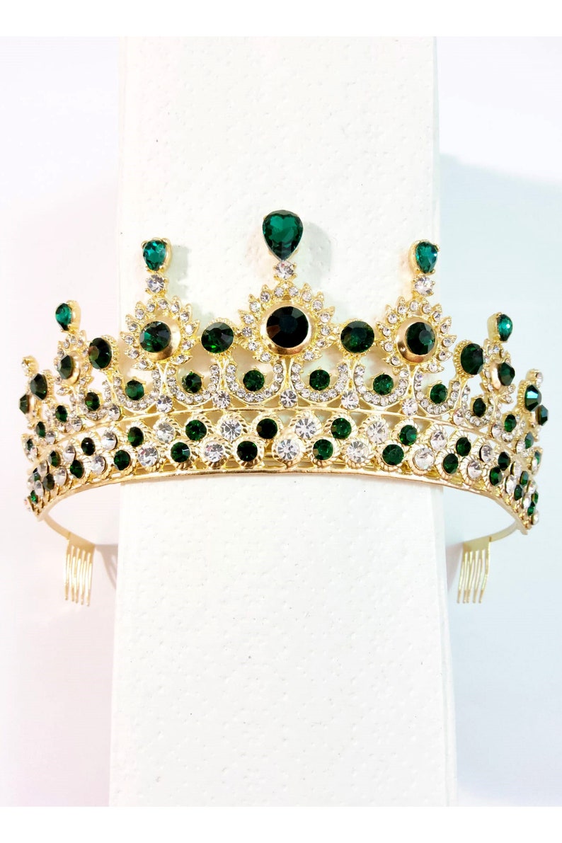 Metal Tiara With Jewels for Formal Occasions Parties Costumes ...