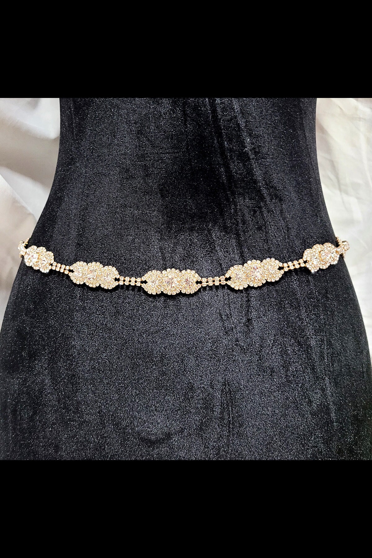 Crystal Jewel Belt With Rhinestones and Tie On/lace up Ivory Sashes ...