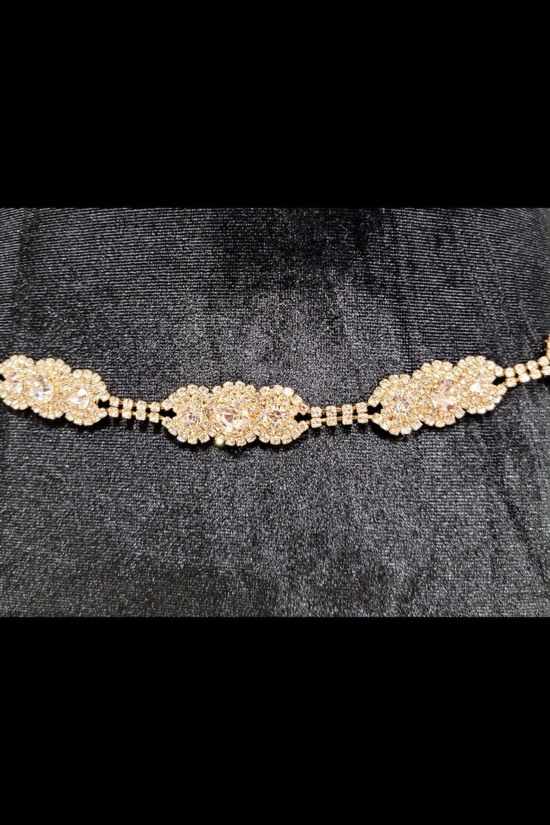 Crystal Jewel Belt With Rhinestones and Tie On/lace up Ivory Sashes ...