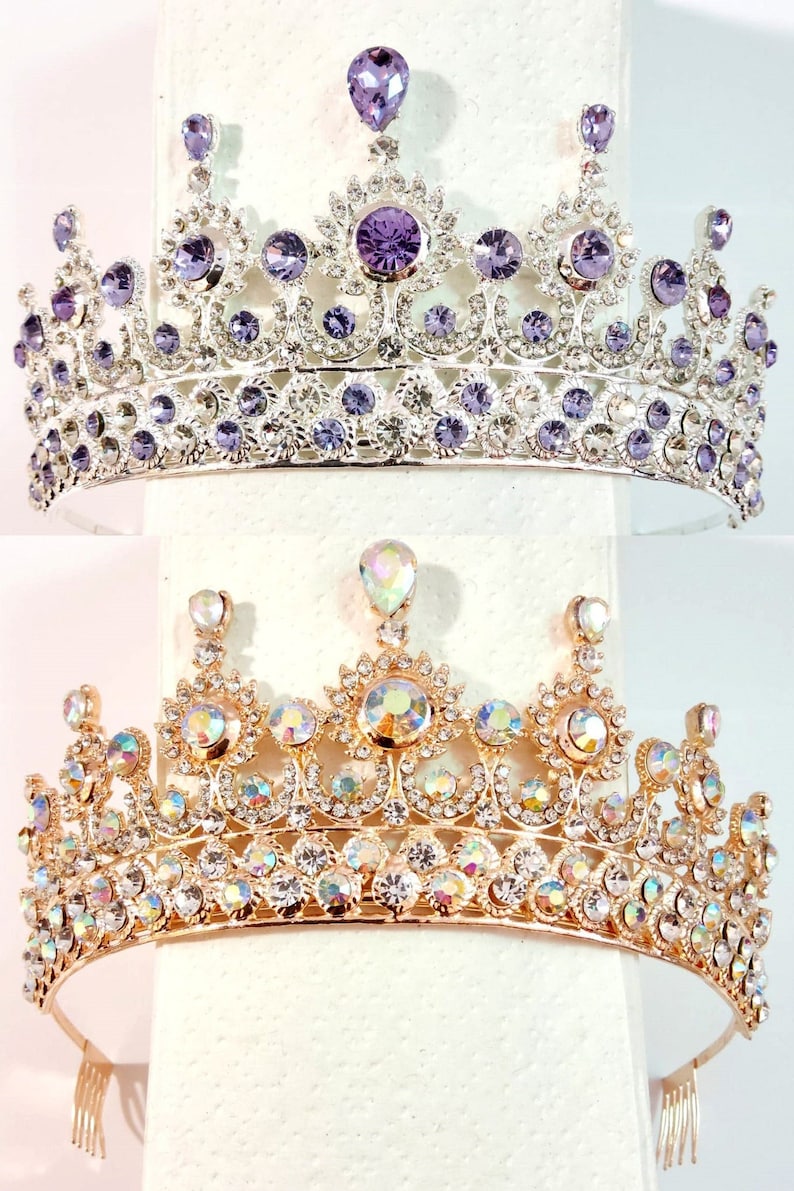 Metal Tiara With Jewels for Formal Occasions Parties Costumes ...