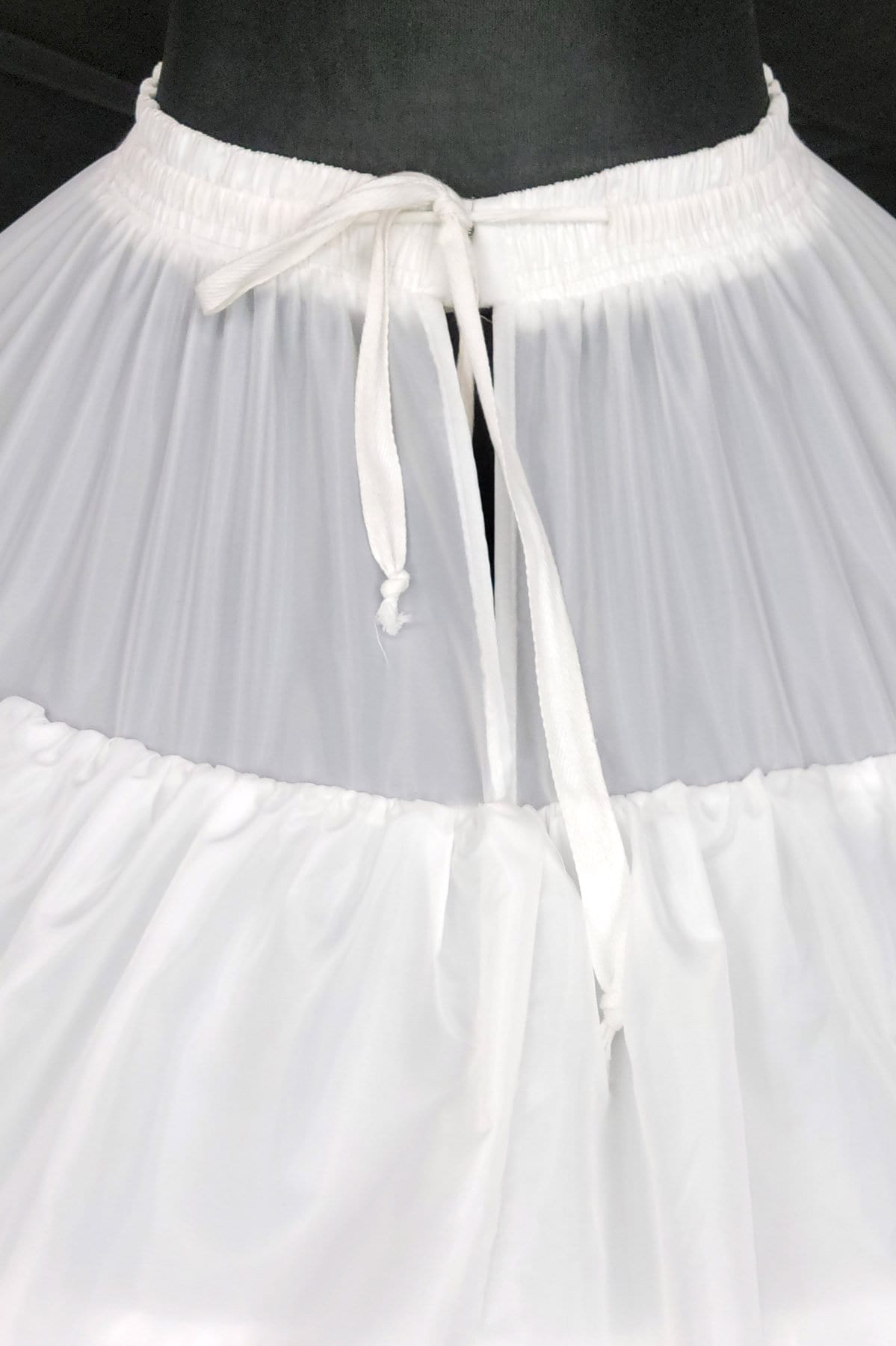 Large Petticoat With Five Metal Hoops and Lace up Hook and Eye Waist ...