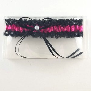 Wedding Lingerie Garter Belt With Pearl and Ribbon, One Size Fits All ...