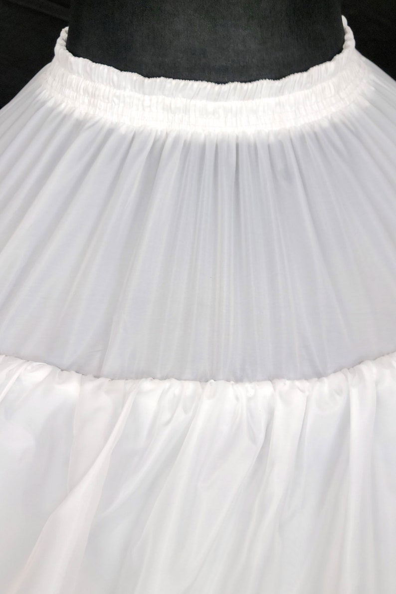 Large Petticoat With Five Metal Hoops and Lace up Hook and Eye Waist ...