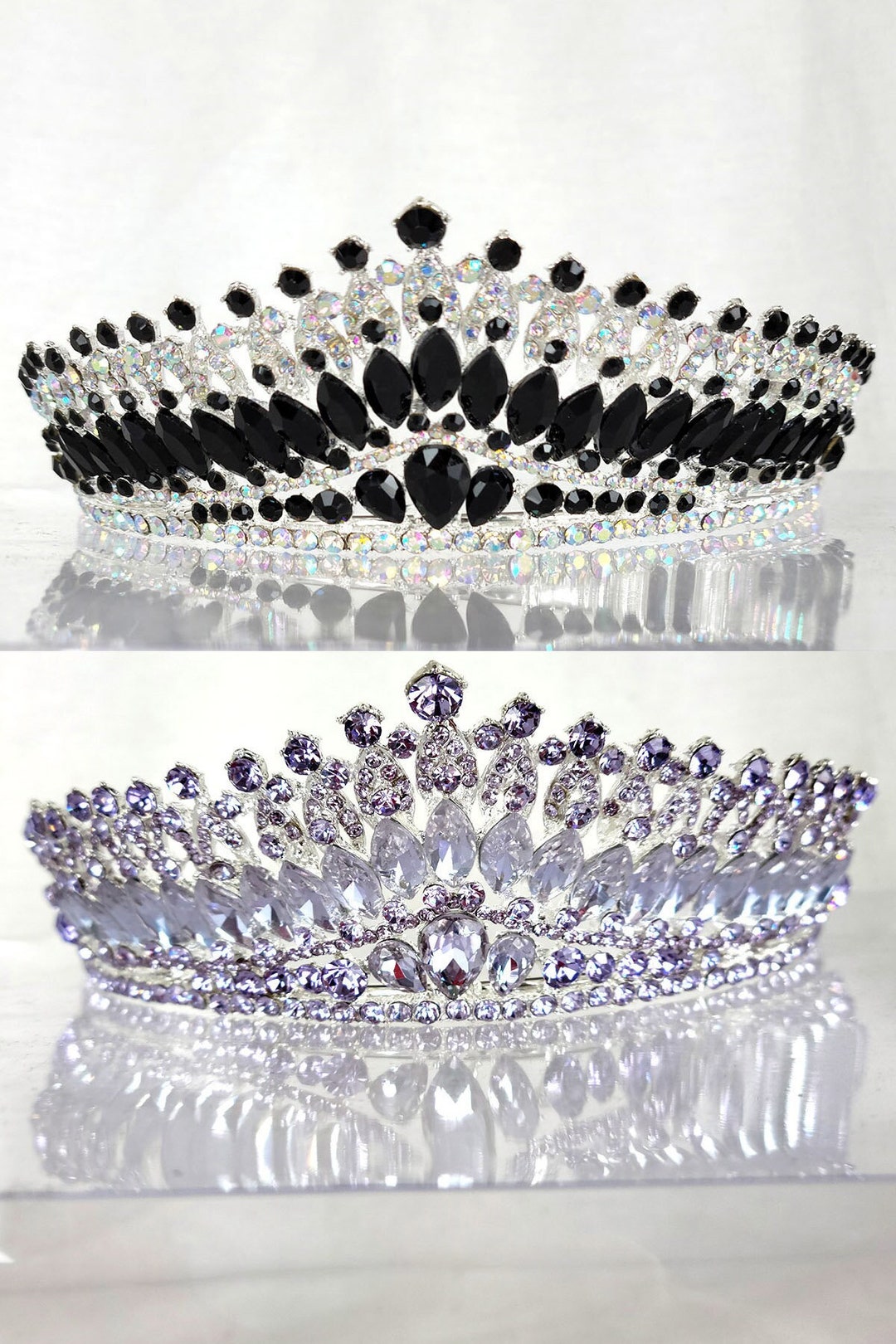 Metal Tiara With Jewels for Formal Occasions Parties Costumes ...