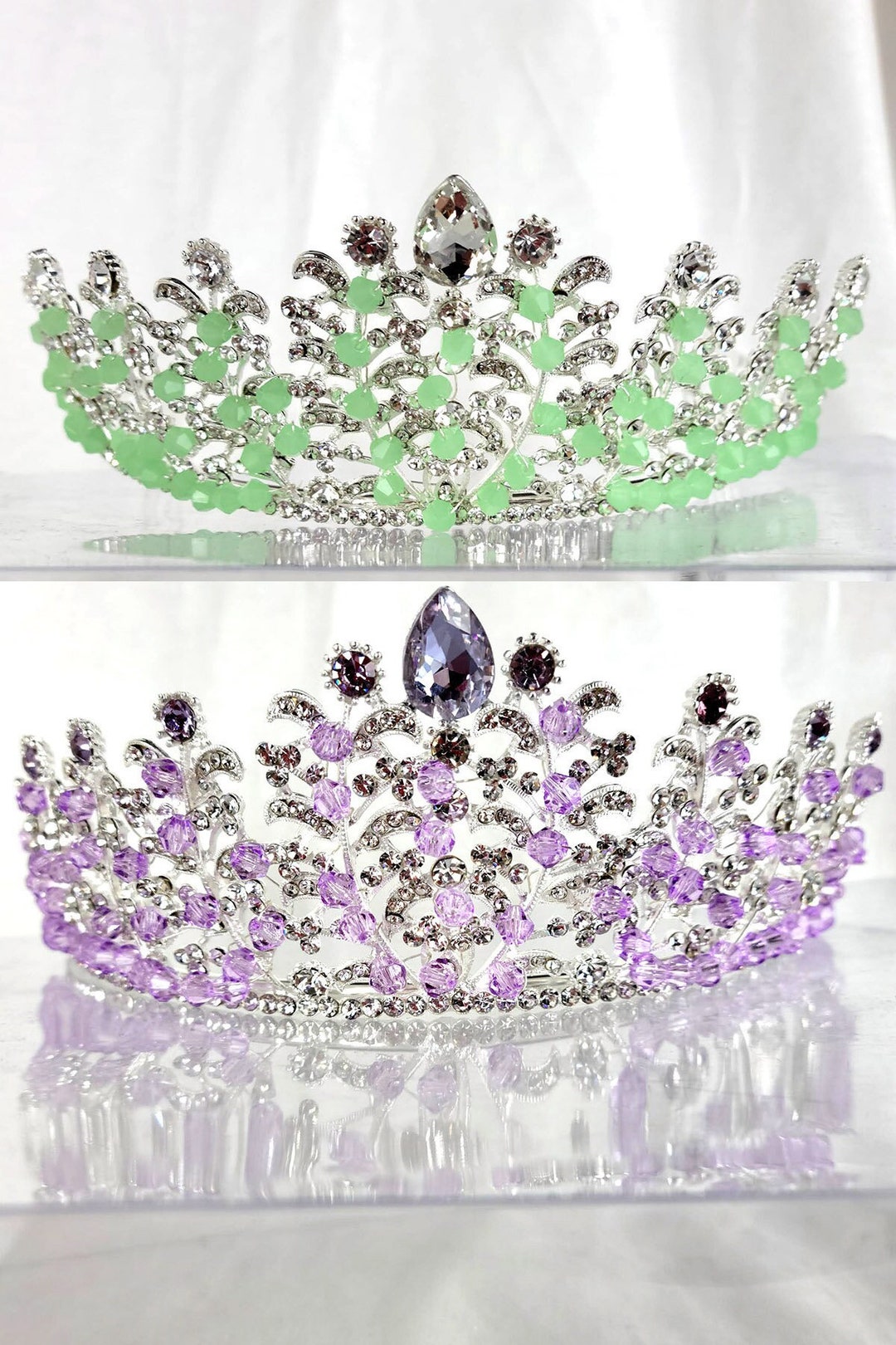 Metal Tiara With Jewels and Gemstones for Formal Occasions Parties ...