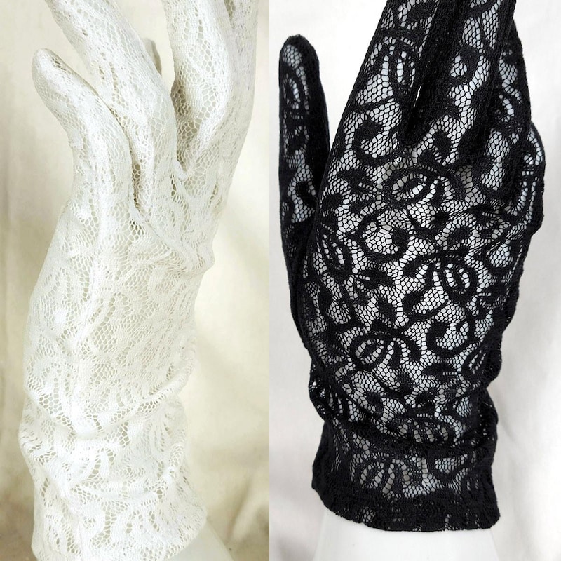 Lace Gloves - Etsy