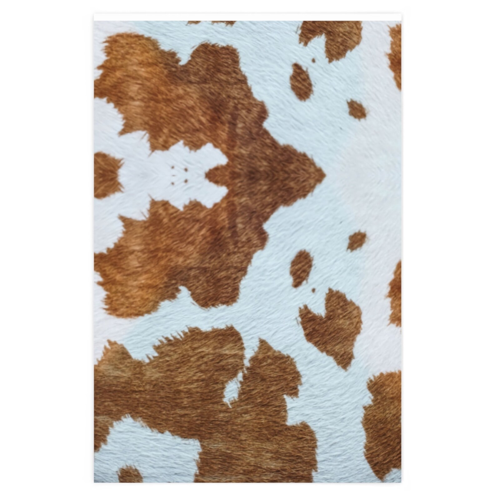 Wrapping Paper: Cowhide Brown Cowhide Cowboy Cowboy - Etsy