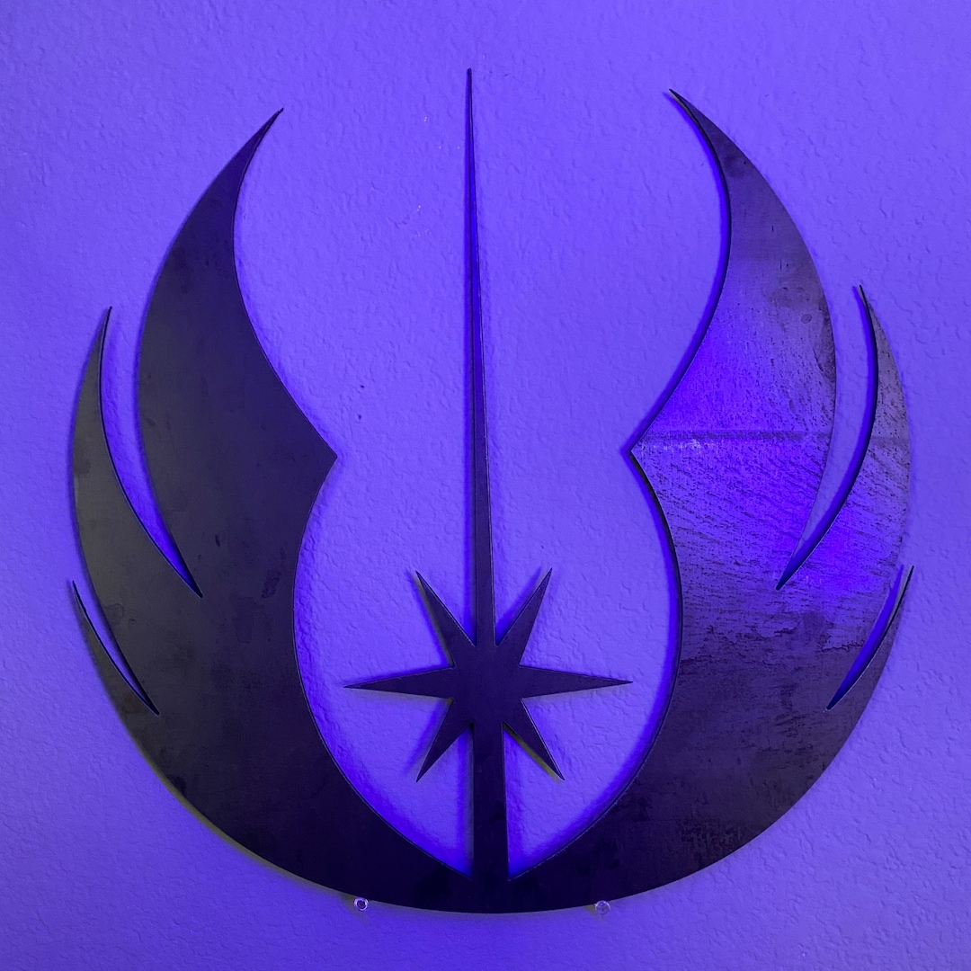 Star Wars Metal Wall Art Jedi - Etsy
