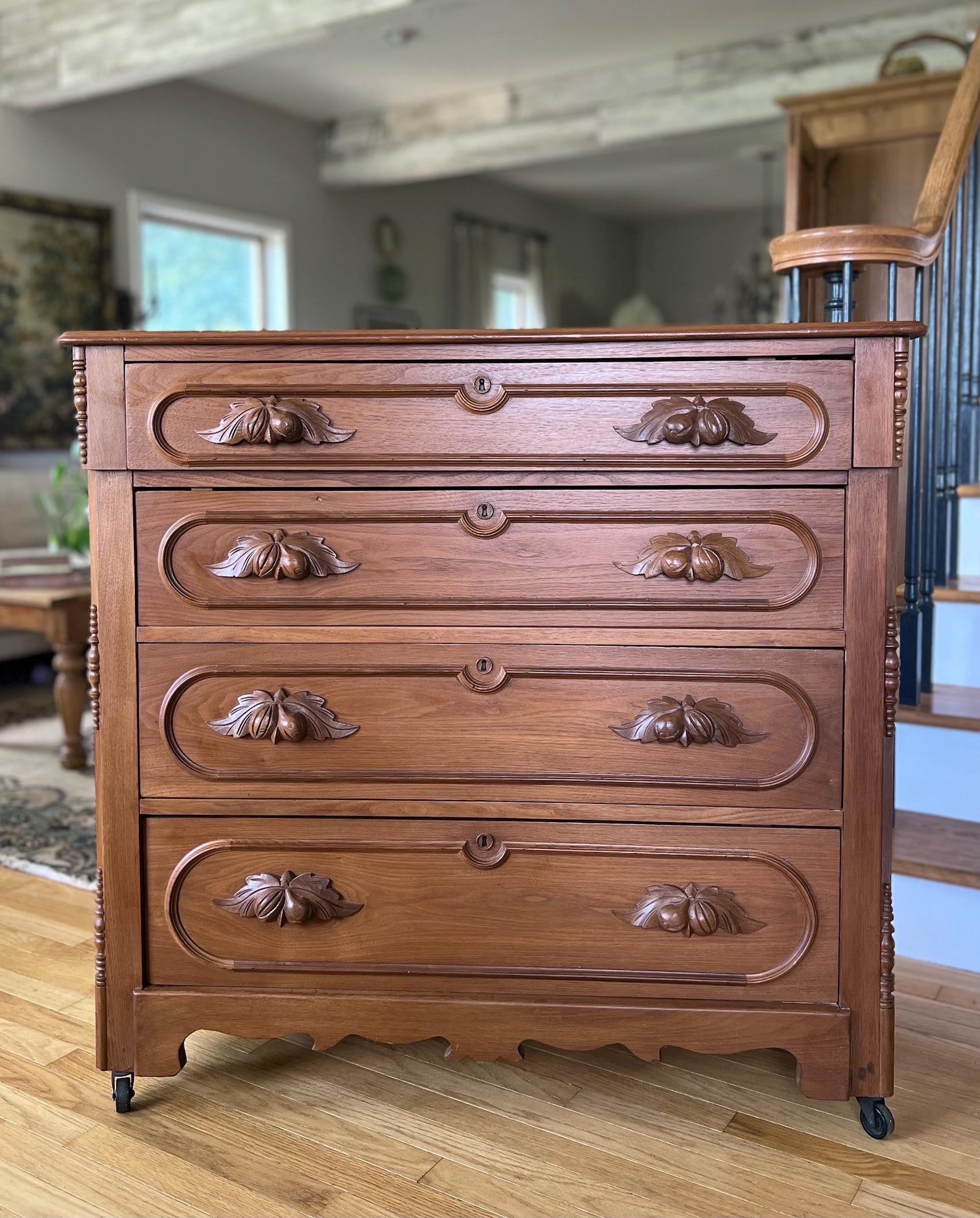 SOLD OUT! Do Not Purchase /antique Carved Eastlake Chest of Drawers ...
