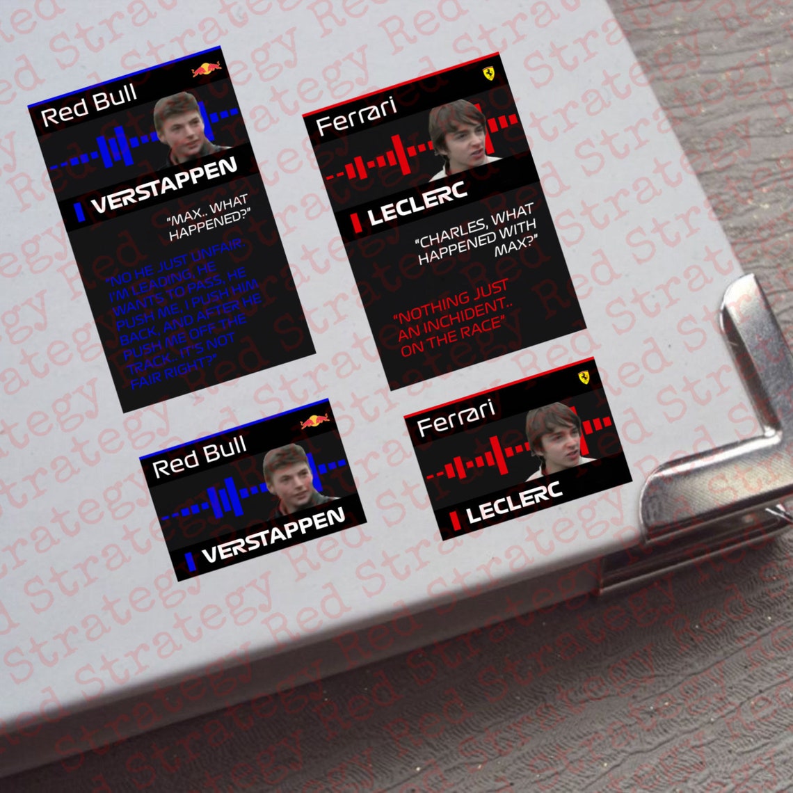 Just An Inchident Meme Charles Leclerc e Max Verstappen Team - Etsy Italia