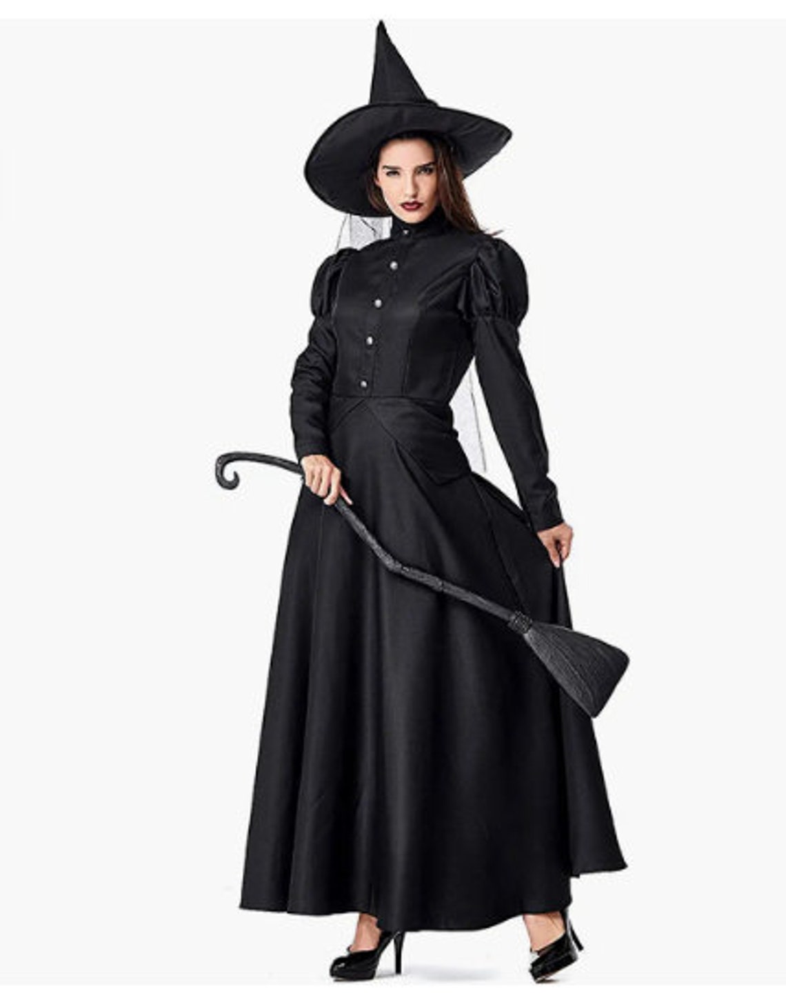 Halloween Cosplay Costume Womans Womens Wicked Witch Etsy