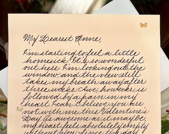 Little Lovers Note Handwritten Love Letter Love Letter for Her Custom ...