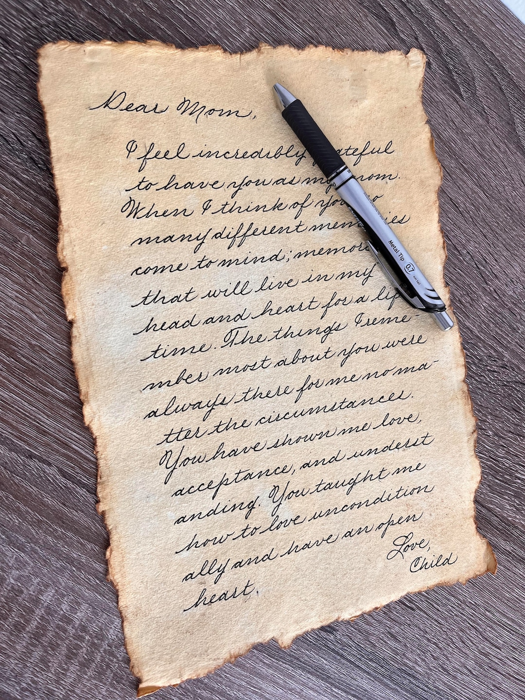 Antique Handwritten Letter Service | Special Gift for Any Occasion ...