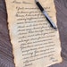 Antique Handwritten Letter Service | Special Gift for Any Occasion ...
