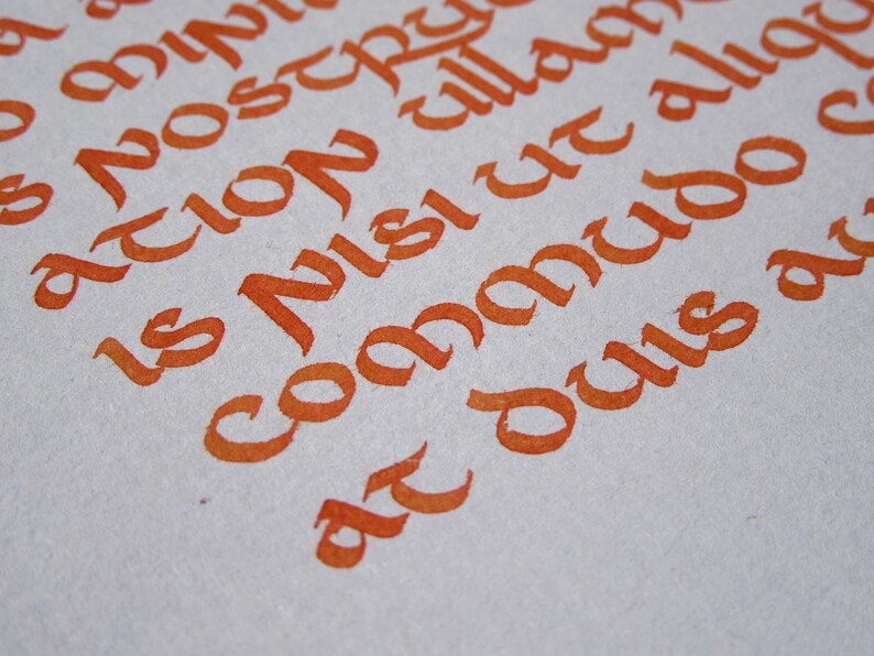 Custom Handwritten Medieval Calligraphy Letter-writing Service - Etsy