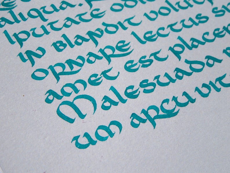 Custom Handwritten Medieval Calligraphy Letter-writing Service - Etsy