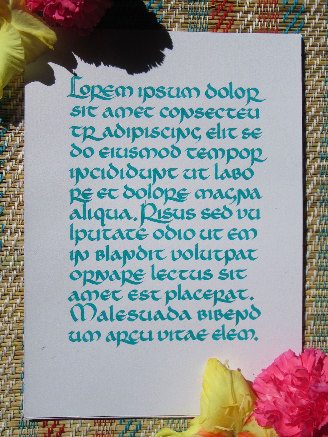 Custom Handwritten Medieval Calligraphy Letter-writing Service - Etsy