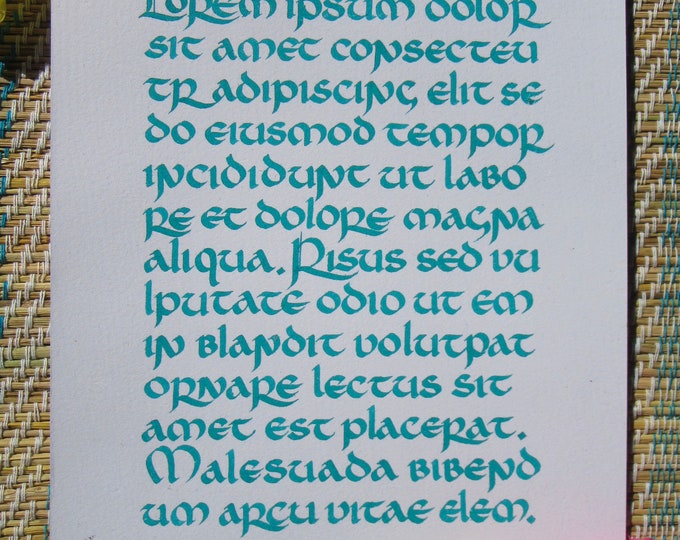 Custom Calligraphy Service Handwritten Song Letter Sketch Calligraphy ...