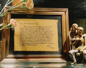 Antique Handwritten Letter Service | Special Gift for Any Occasion ...