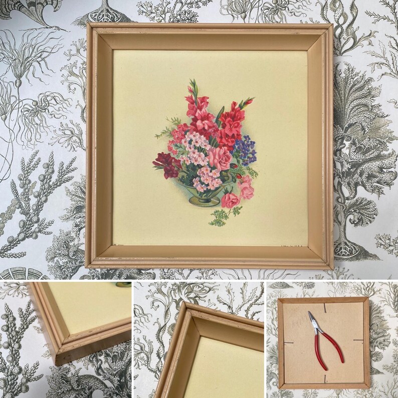 Marco fino para pared con arte a medida, madera maciza, foto de 15 x 15 ...