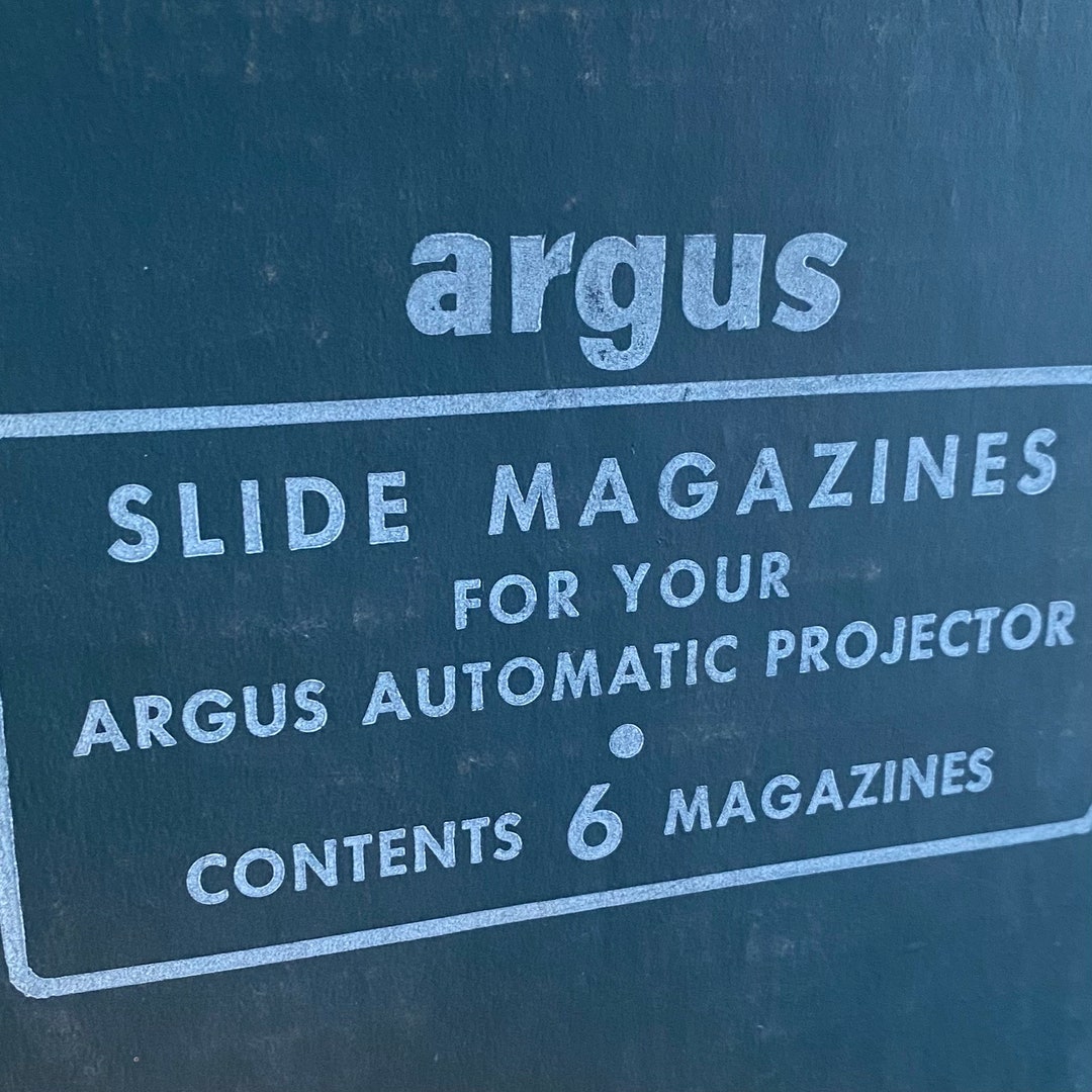 Argus Slide Tray (set of 6) for Vintage Projector 35 Mm Slide Rectangle ...