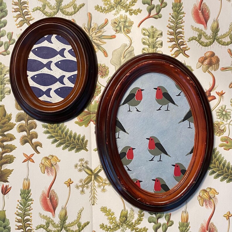 Oval Small Frame Vintage to Customize With Your Hand Made Craft 3 X 5 ...