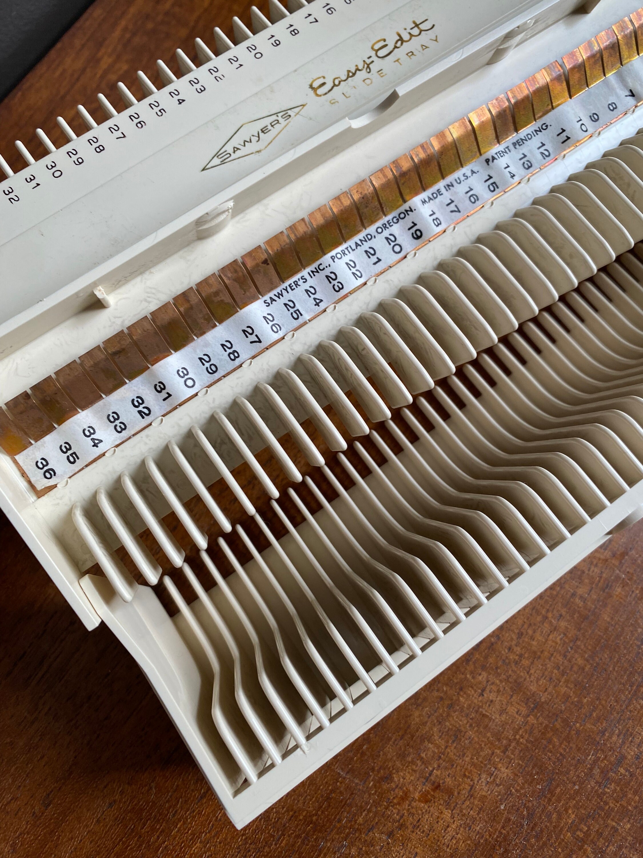 Sawyers Easy Edit Slide Tray for Vintage Projector GAF 35 Mm Slide ...