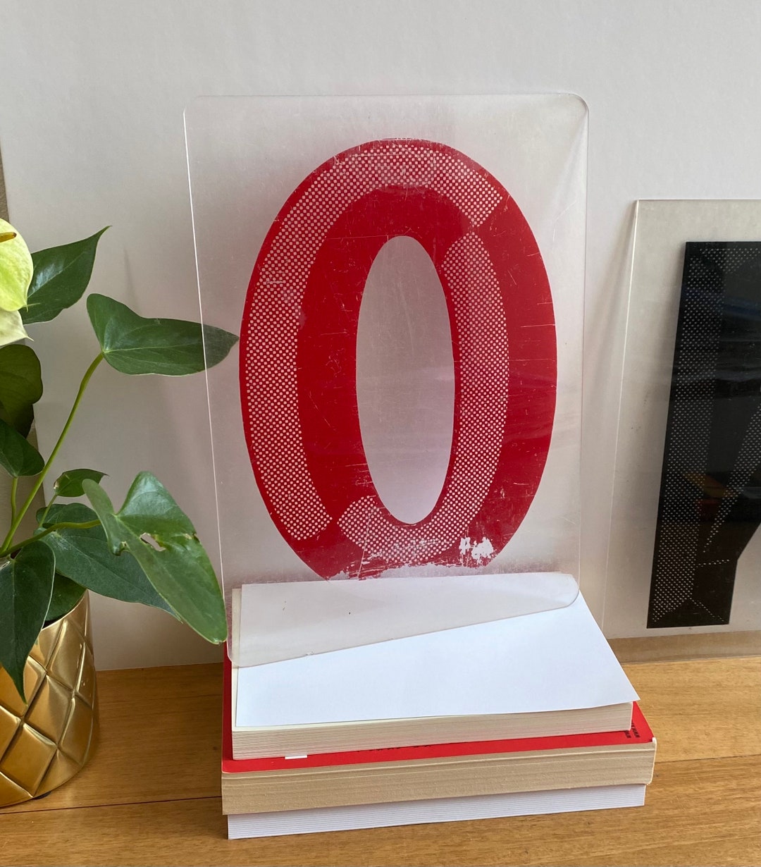 Vintage Sign, Number, Bowling Alley Score, 1970 Decor, Small Wall Decor ...