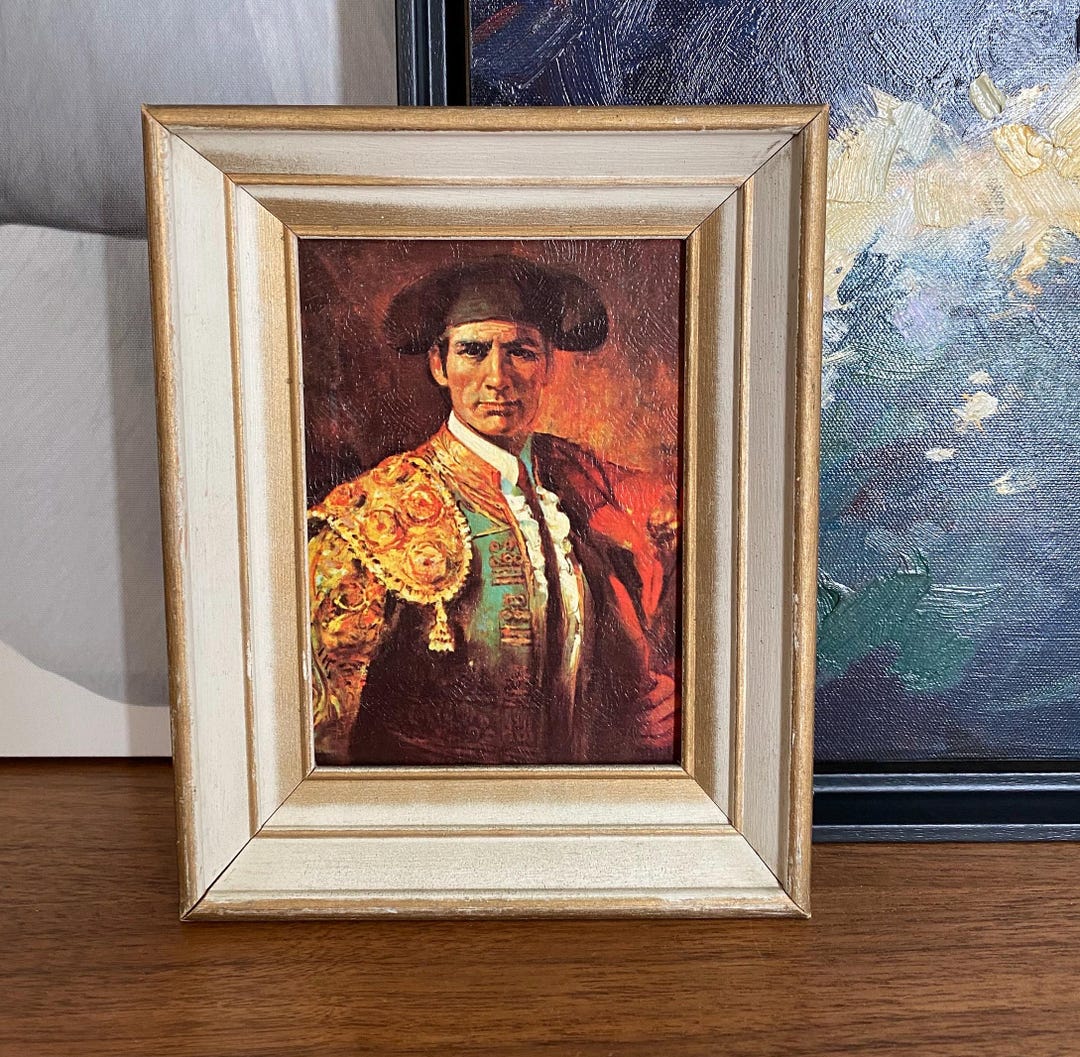 MCM Frame to Upgrade a Painting, Photo 5 X 7, Small Vintage, White ...