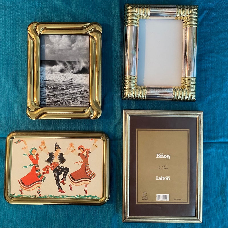 Gold Picture Frames - Etsy UK
