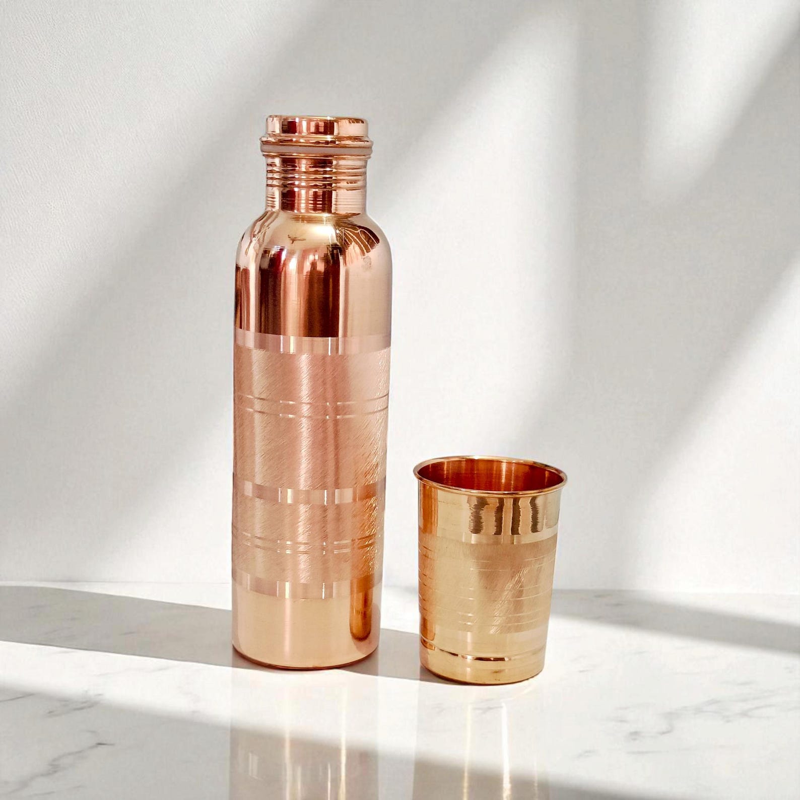 Pure Copper Bottle, Designer Copper Water Bottle, Unique Design ...