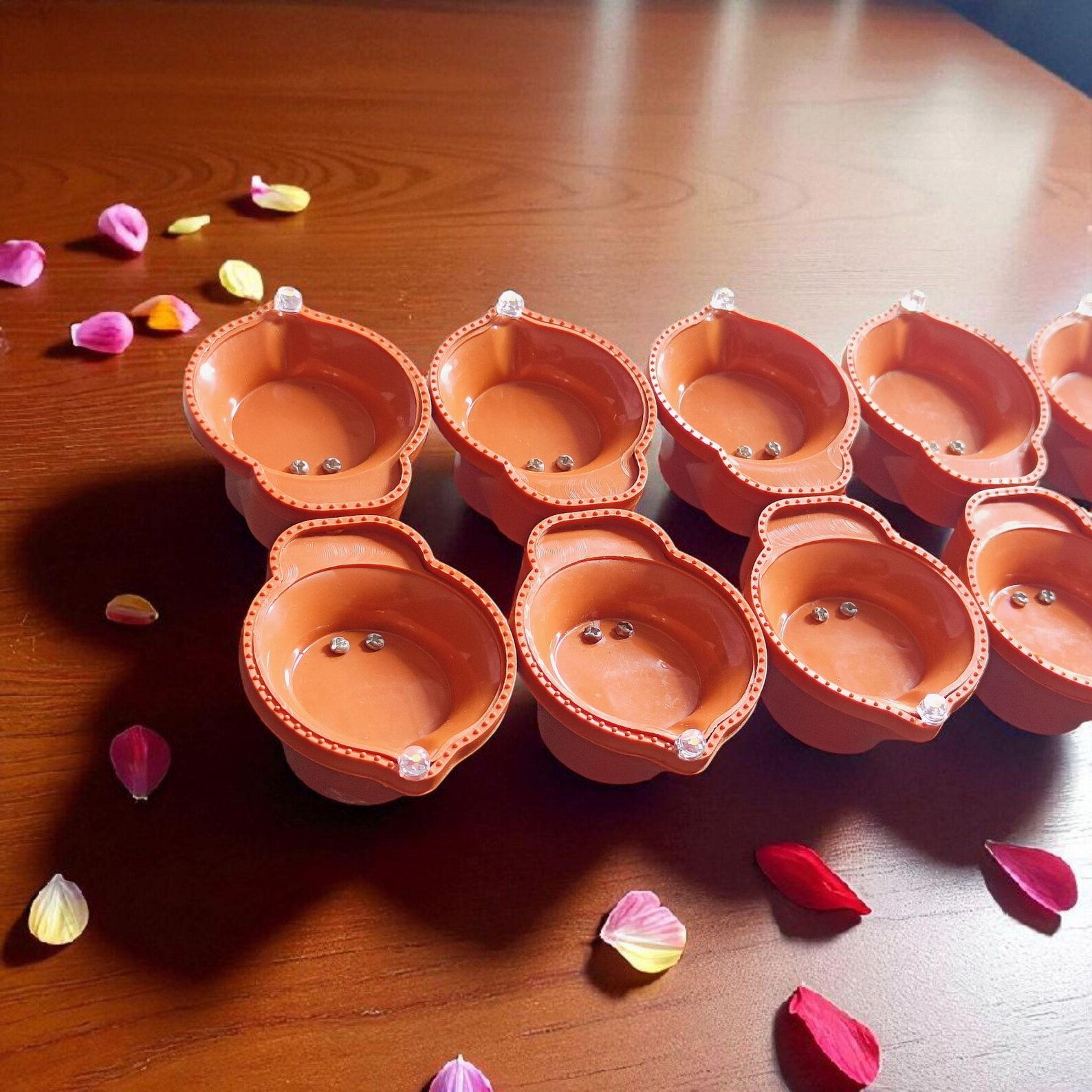 Led Water Diya, Water Sensor Diya, Color Shifting Water LED Diya ...