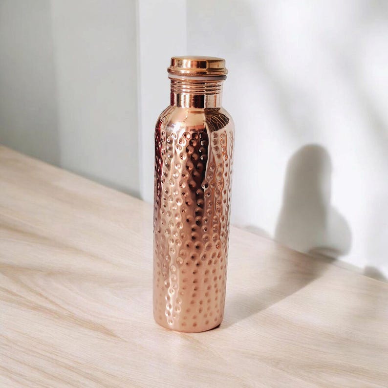 Pure Copper Bottle, Designer Copper Water Bottle, Unique Design ...